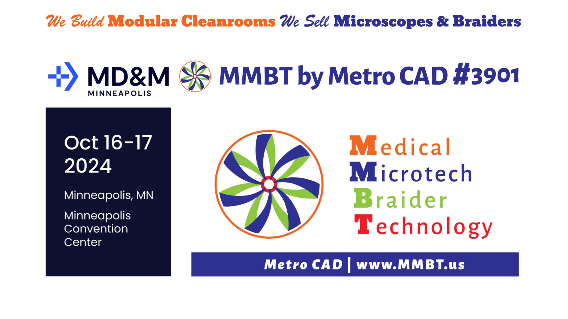 MMBT by Metro CAD Cleanroom Kit Class 8 100,000 ppm 12'5"x12'9" HEPAS