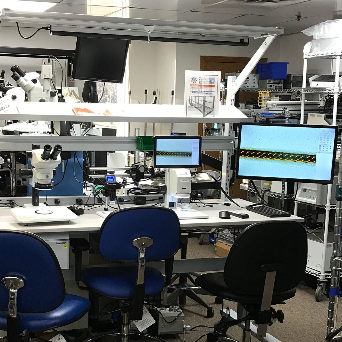 MMBT Dual Arm Boom Stand LED HDMI Microscope Unit 16 | 10X eye 1X Lens ...