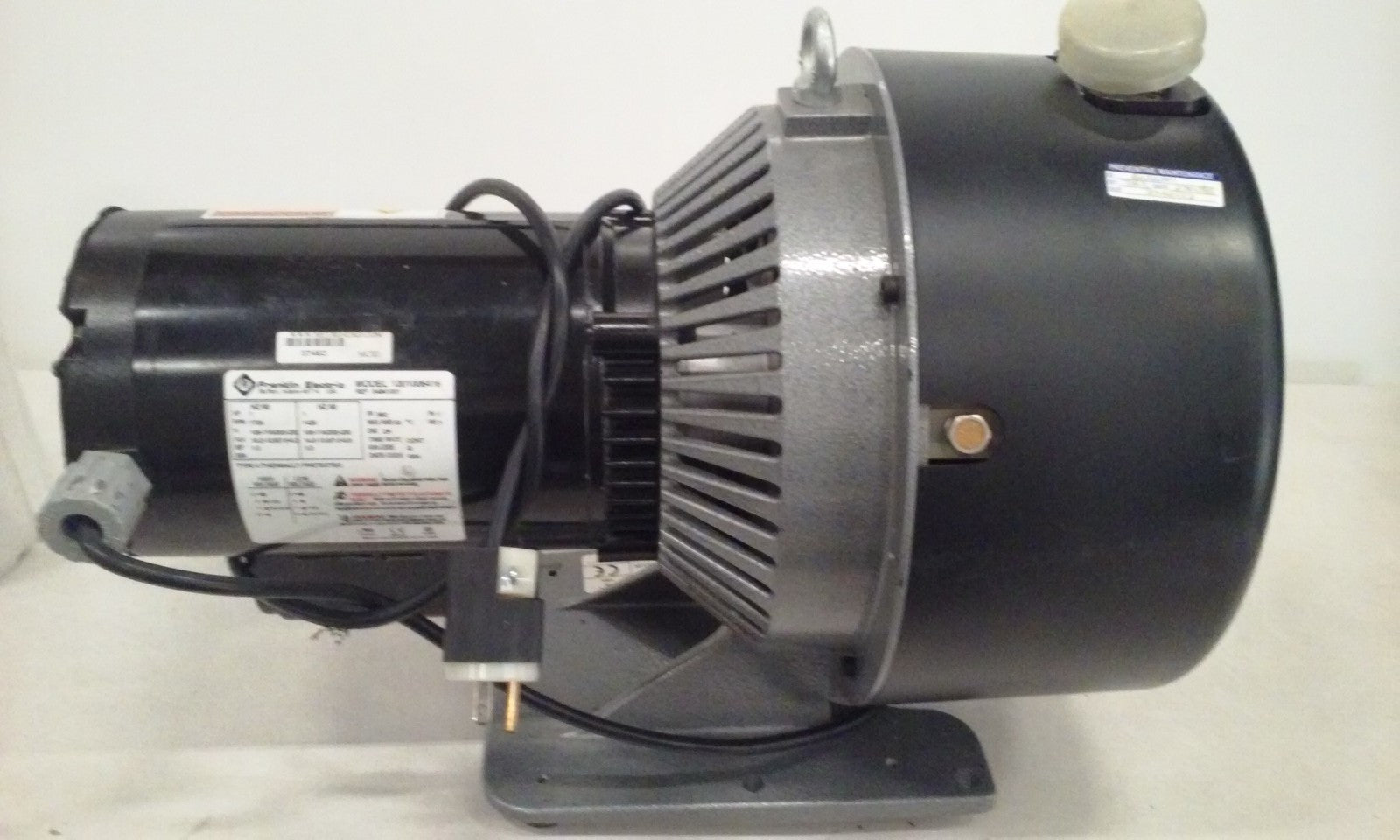 FRANKLIN ELECTRIC/VARIAN MD PTS06001UNIVUK DRY PUMP W/VACUUM PUMP - PA ...