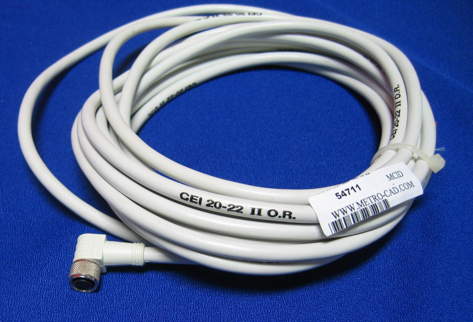 SMALLER MINI 90 DEGREE ELBOW,9' LENGTH CEI 20-22 II 0.R ELECTRIC CABLE ...