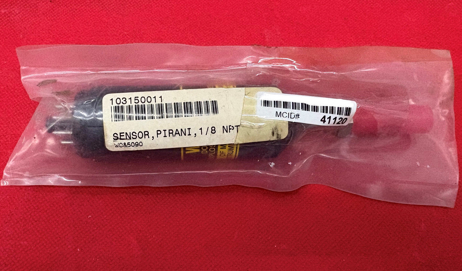 HPS MKS PIRANI SENSOR 103150011 PIRANI TUBE W/ 1/8 NPT – MMBT by Metro CAD
