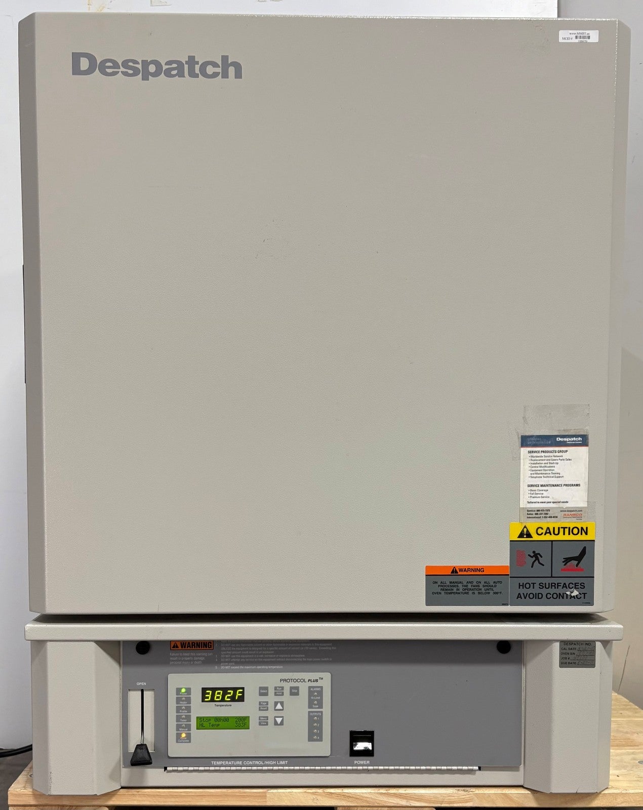 DESPATCH LAC1-38A-6 HIGH PERFORMANCE HEAVY DUTY BENCHTOP LAB CONVECTIO ...