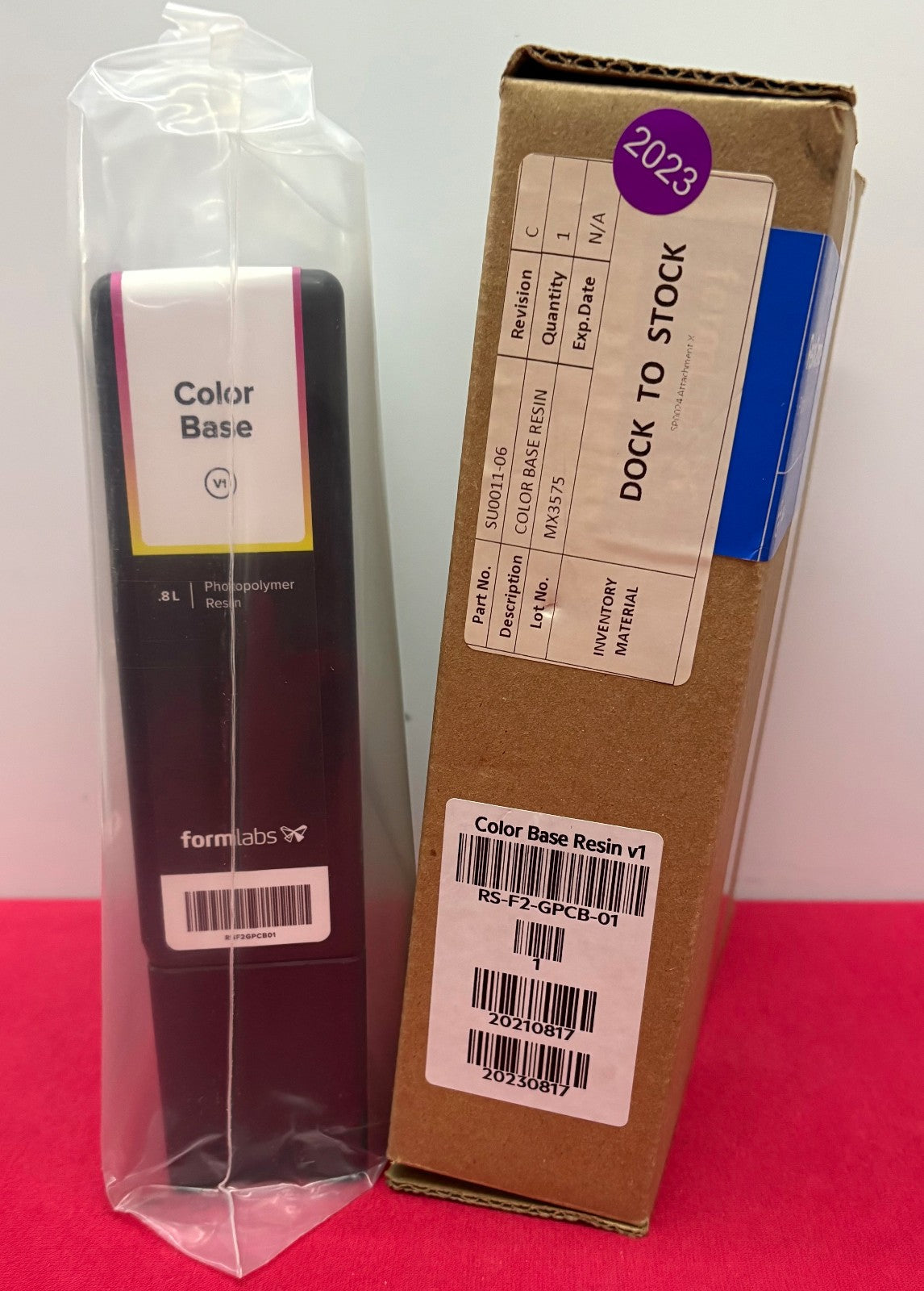 FORMLABS COLOR BASE RESIN V1 RS-F2-GPCB-01 PHOTOPOLYMER RESIN CARTRIDG ...