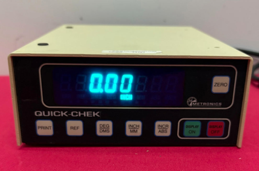 METRONICS QUICK-CHEK QC1000M-AR-MT DIGITAL LINEAR DISPLAY DEVICE - PAR ...