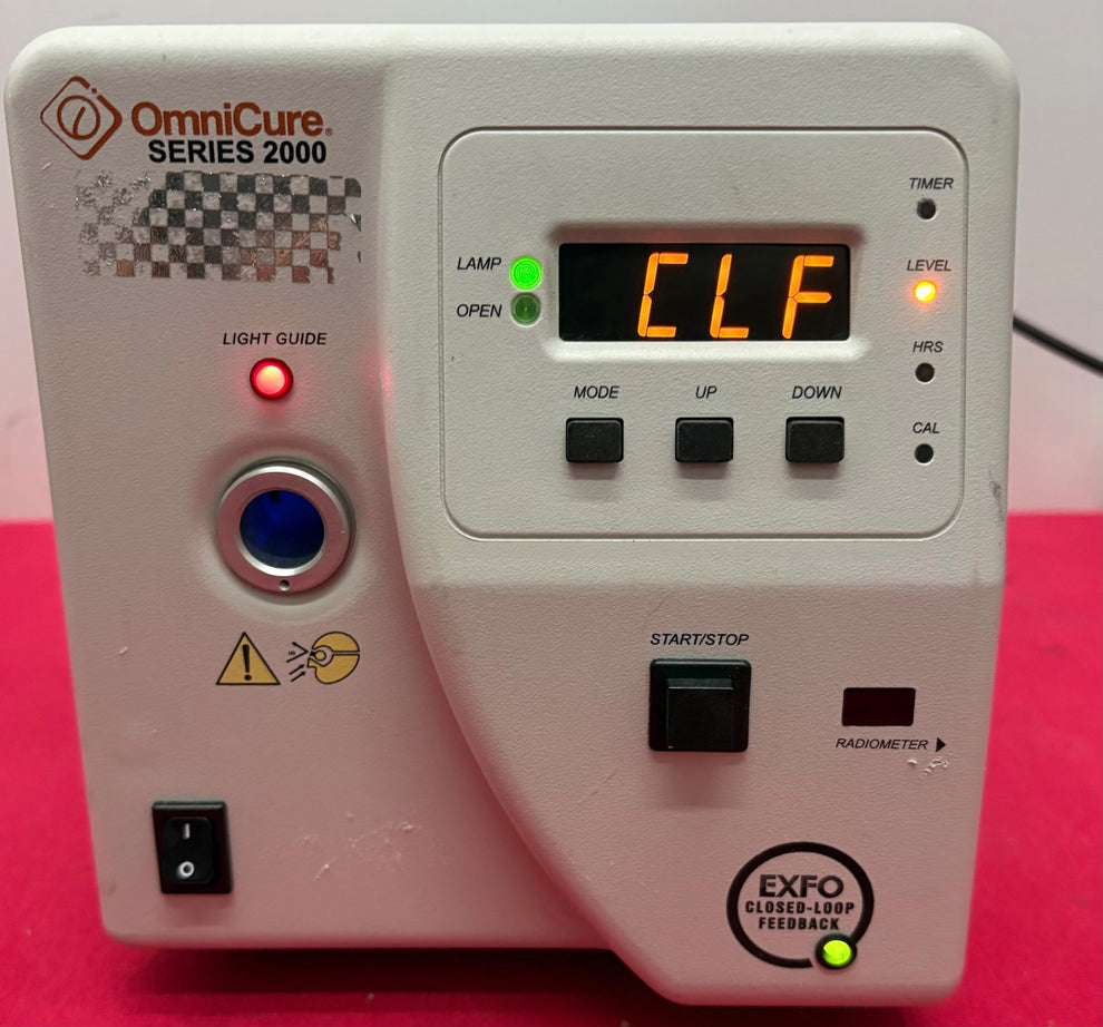 EXFO OMNICURE UV SPOT CURING SYSTEM S2000 BULB HRS 3081 - NO LIGHT GUI ...