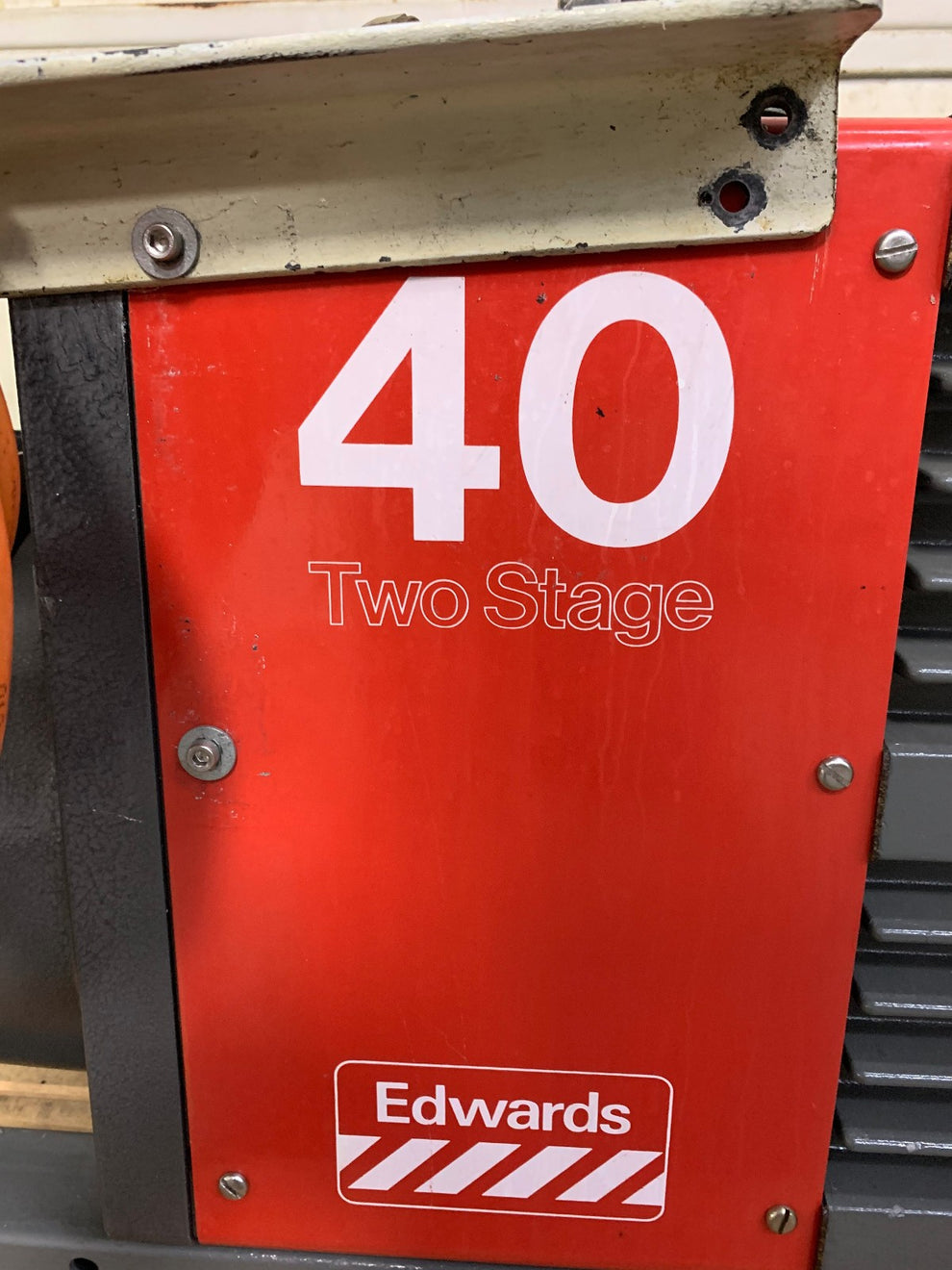 EDWARDS E2M40 40 2 STAGE HIGH VACUUM PUMP / LAFERT ST90SC4 230V MOTOR ...