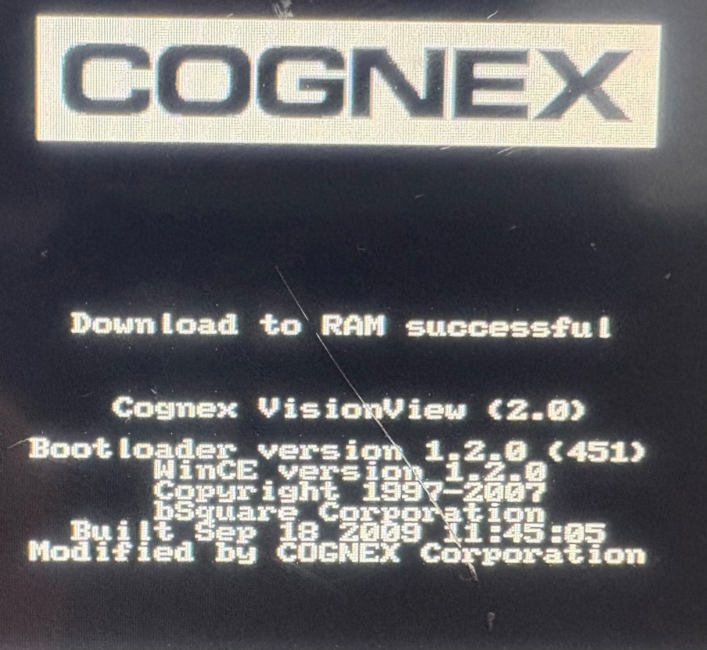 COGNEX VISIONVIEW 700 7” COLOR TOUCHSCREEN 821-0004-1R D PANEL – MMBT ...