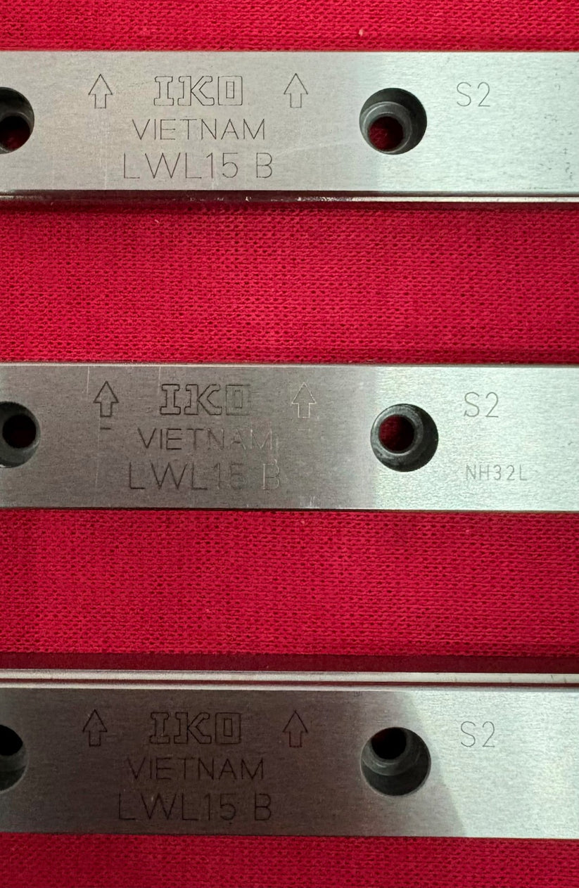 IKO LWL15B LINEAR GUIDE RAIL SLIDE E974 BLOCK - SELLING AS '1 LOT QTY ...