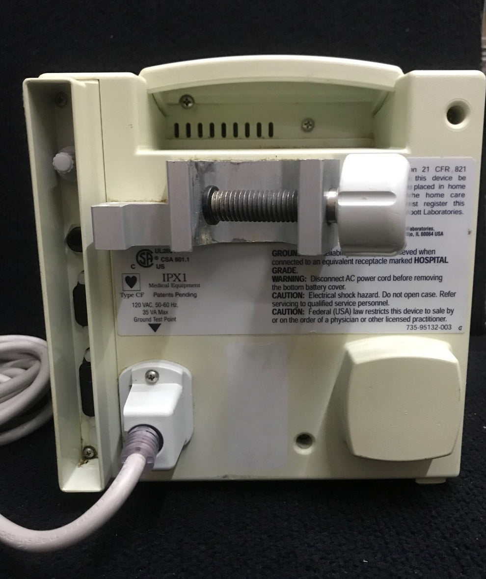 ABBOTT HOSPIRA PLUM A+ INFUSION PUMP - DUAL LINE IPX1 120VAC FOR PARTS ...